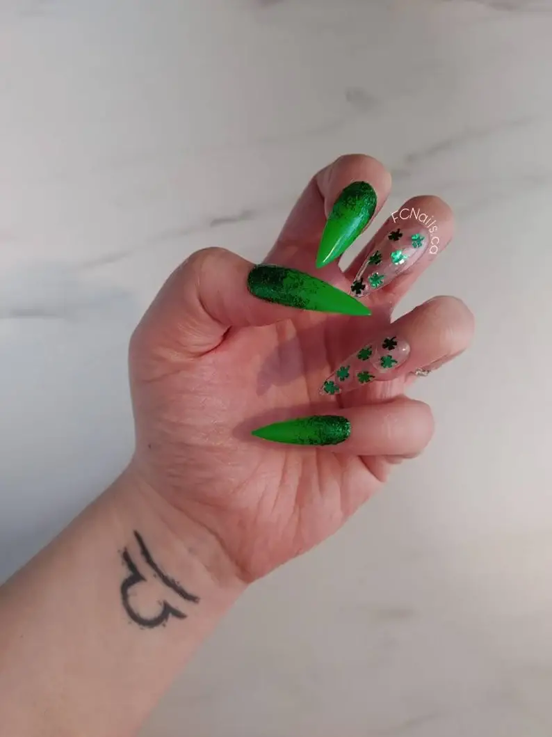 51 Easy and Cute St Patrick's Day Nails That Looks Simple and Classy ...