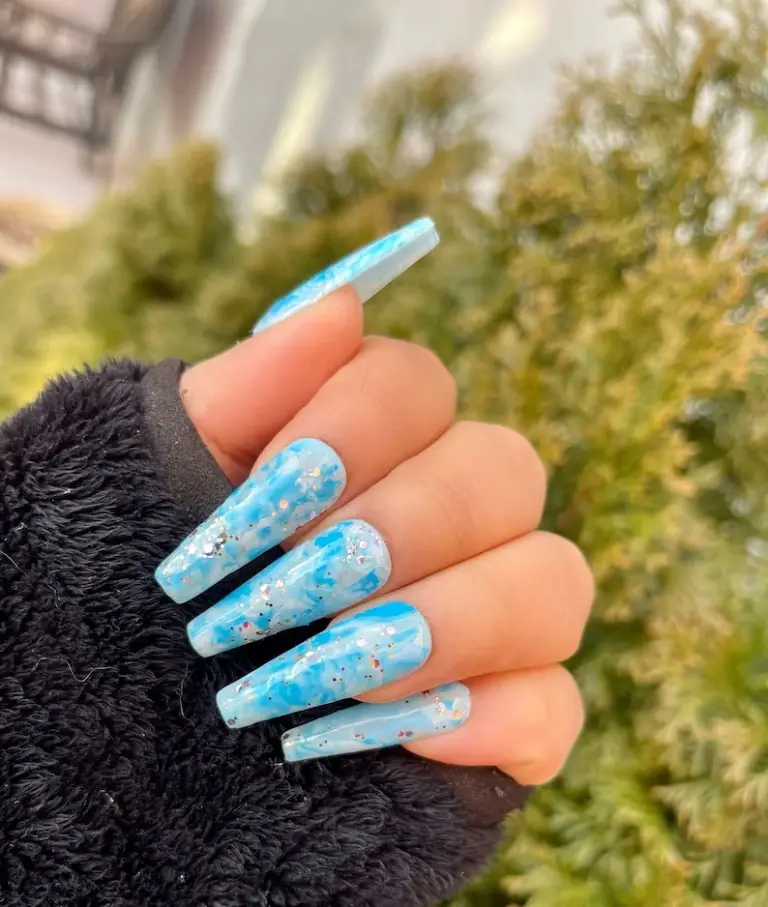 50 Shades of Serenity: Captivating Light Blue Nail Designs to Inspire ...